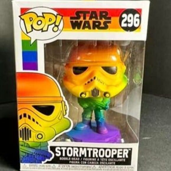 Funko | Toys | Funko Pop Star Wars Pride 22 Rainbow 296 Stormtrooper ...